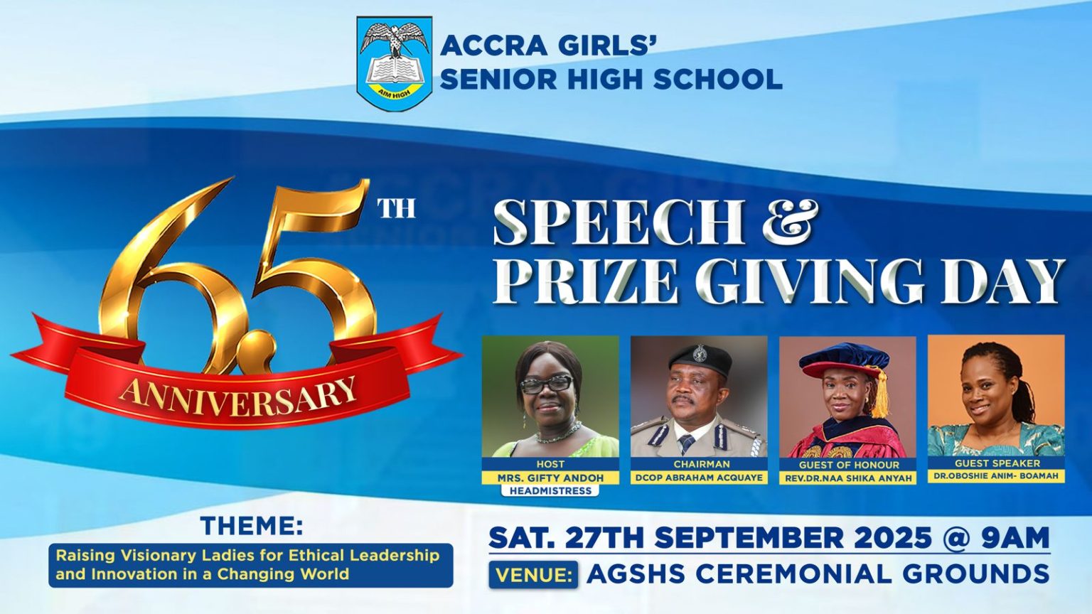 Accra Girls’ SHS Marks 65th Anniversary with Speech & Prize Giving Day ...